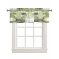 Sage Green Linen Curtain Valance for Bedroom/Bathroom/Kitchen/Office ...