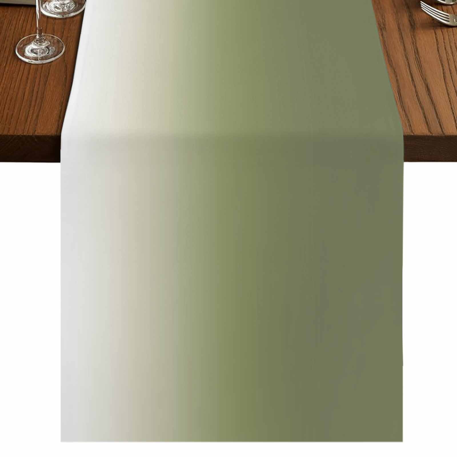Sage Green Ombre Table Runner 108 Inches Long, Farmhouse Sage Green ...
