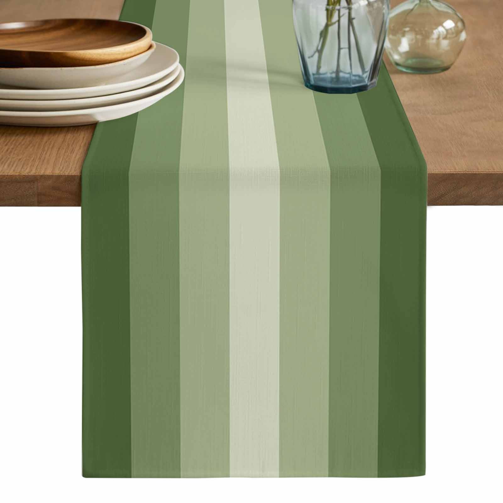 Sage Green Ombre Table Runner, Sage Green Gradient Woods Farmhouse ...