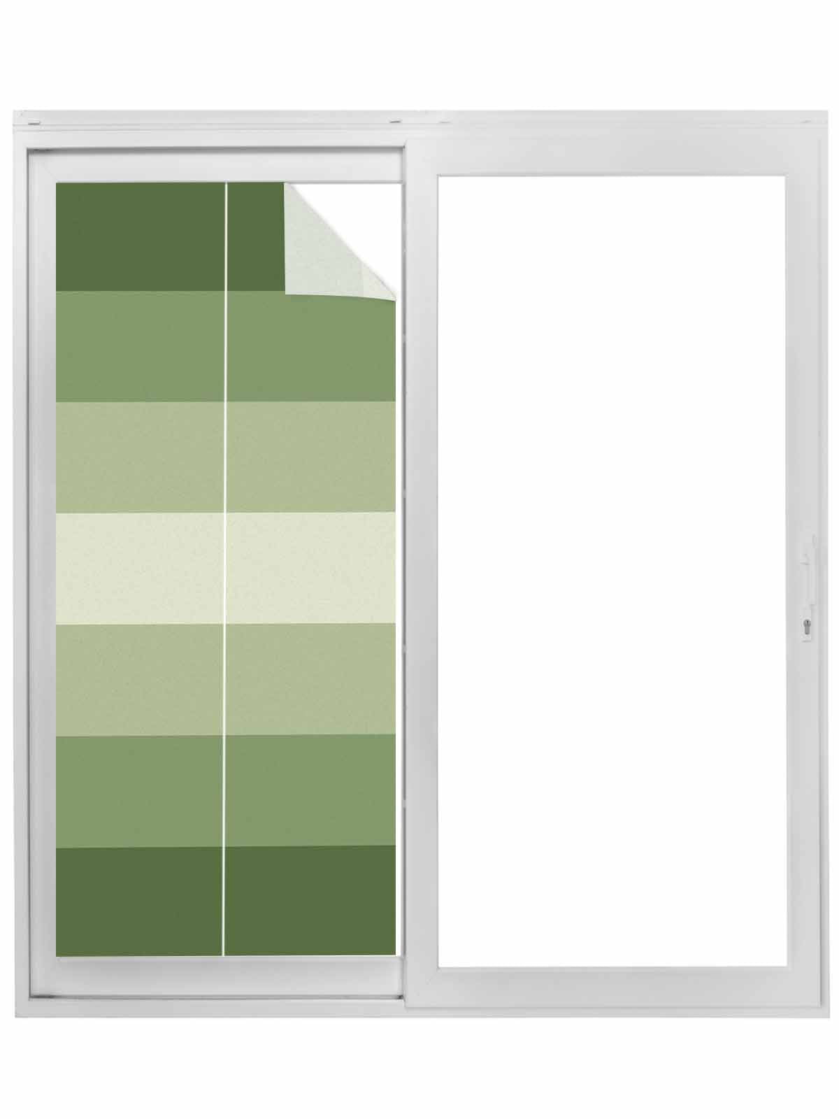 Sage Green Ombre Window Privacy Film, Sage Green Gradient Woods ...