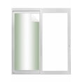 Sage Green Ombre Window Privacy Film, Sage Green White Gradient Modern ...