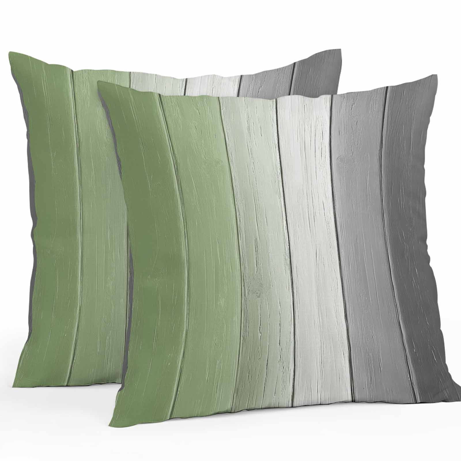 Sage Green Outdoor Waterproof Pillow Covers 20x20 Pack of 2 Grey ...