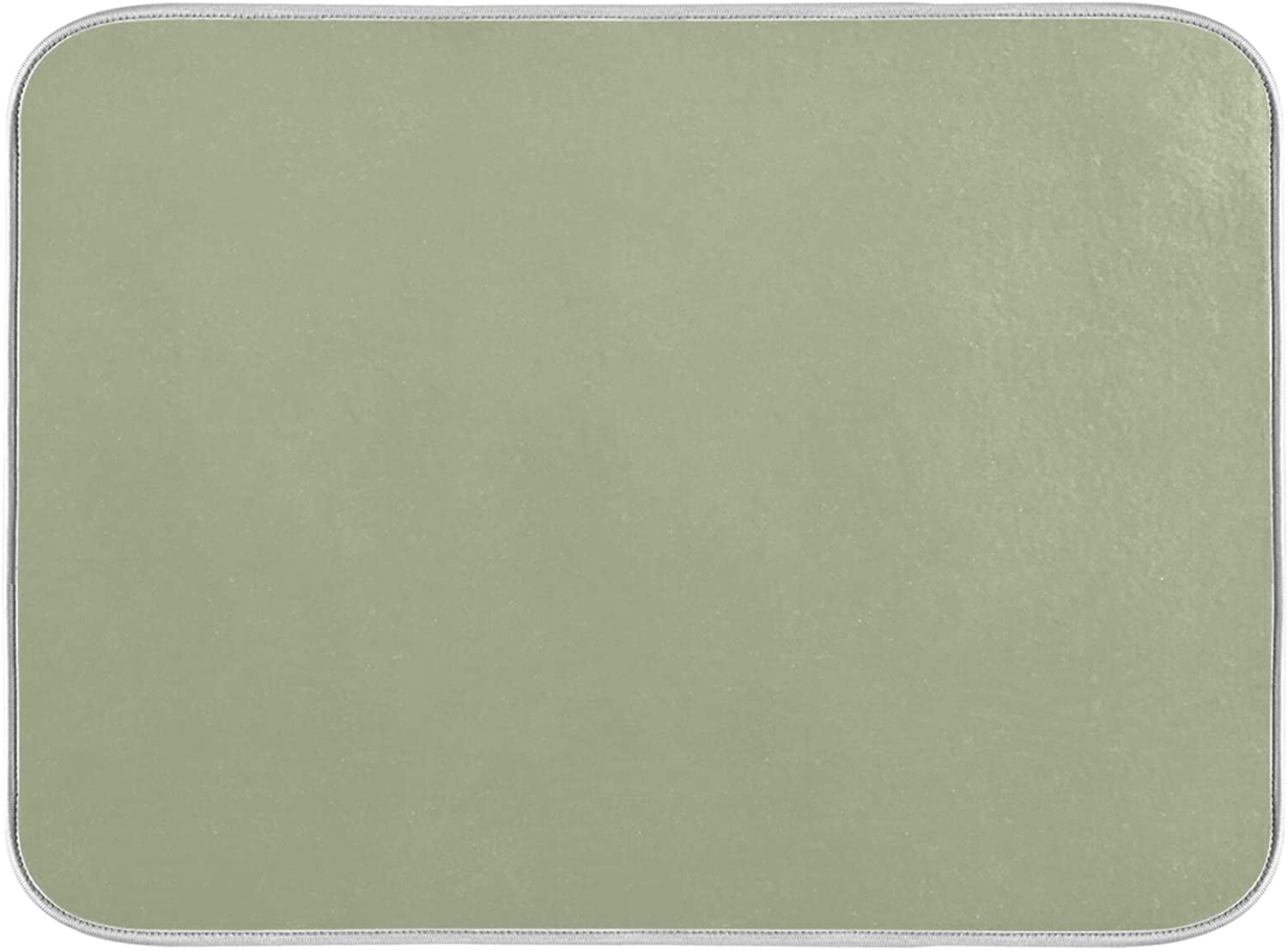 Sage Green Solid Color Dish Drying Mat 18x24in, Microfiber Dish Drying ...