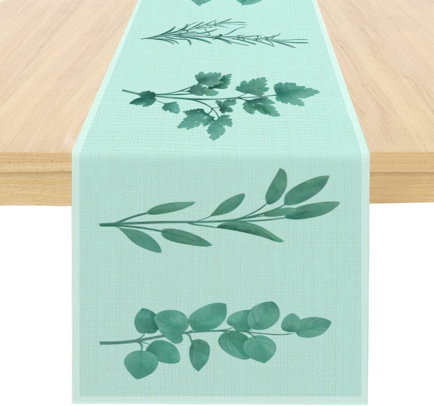Sage Green Table Runner -Farmhouse Seasonal Spring Summer Fall Floral ...