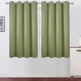Sage Green Thermal Blackout Curtains/52 x 54 Inch/Set of 2 Panels Room ...