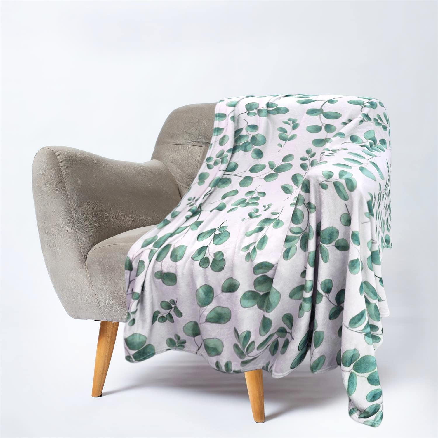 Sage Green Throw Blanket - Comfy Soft Fluffy Smooth Washable Warm ...