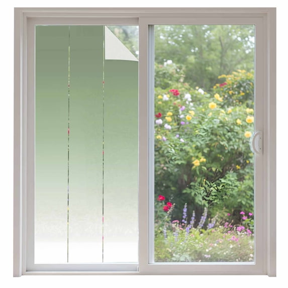 Sage Green Window Privacy Film, Farmhouse Sage Green Ombre Static Cling ...