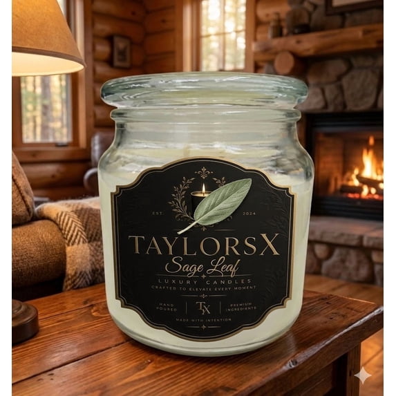 Sage Leaf Scented Candles (6Ounces) - Walmart.com