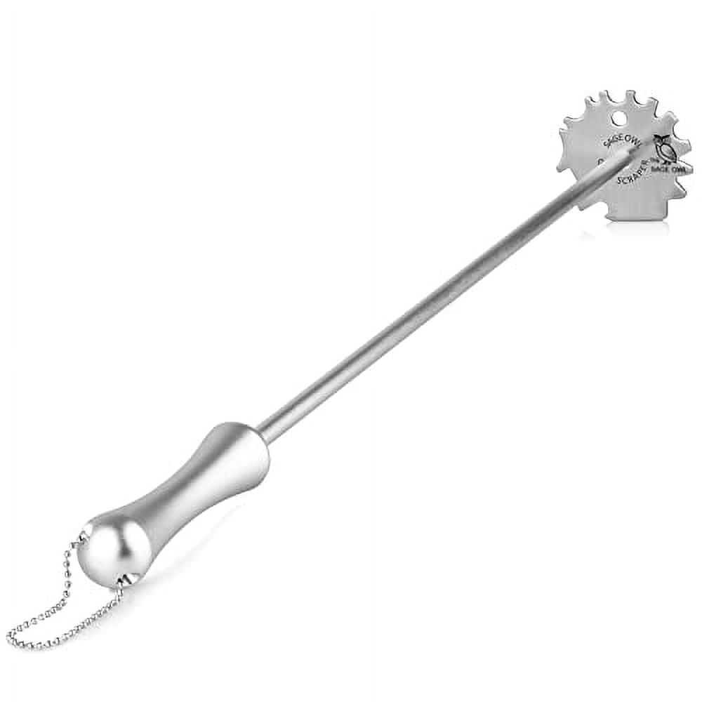 Sage Owl Grill Scraper Bristle Free 17 ' Handle - Stainless BBQ Cooking ...