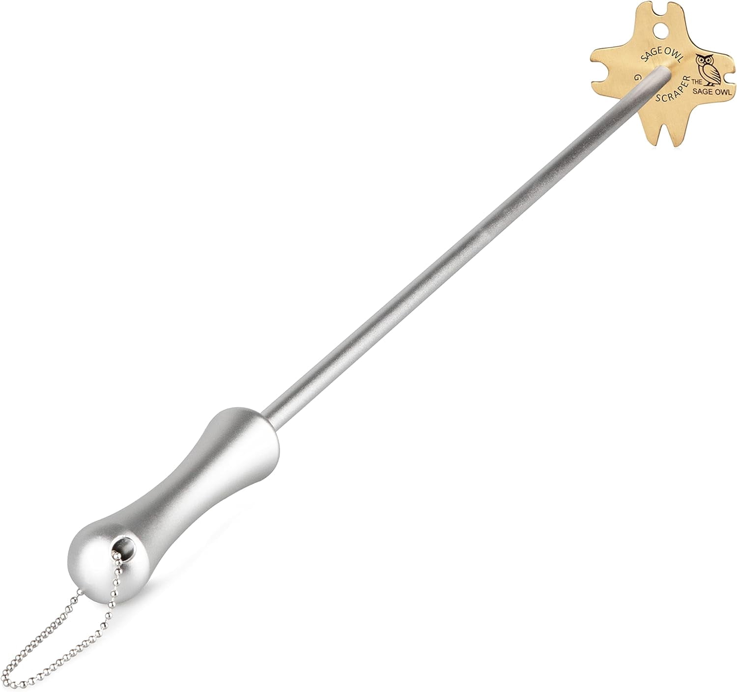 Sage Owl Grill Scraper for Outdoor Grill with 17.5’’ Long Handle ...