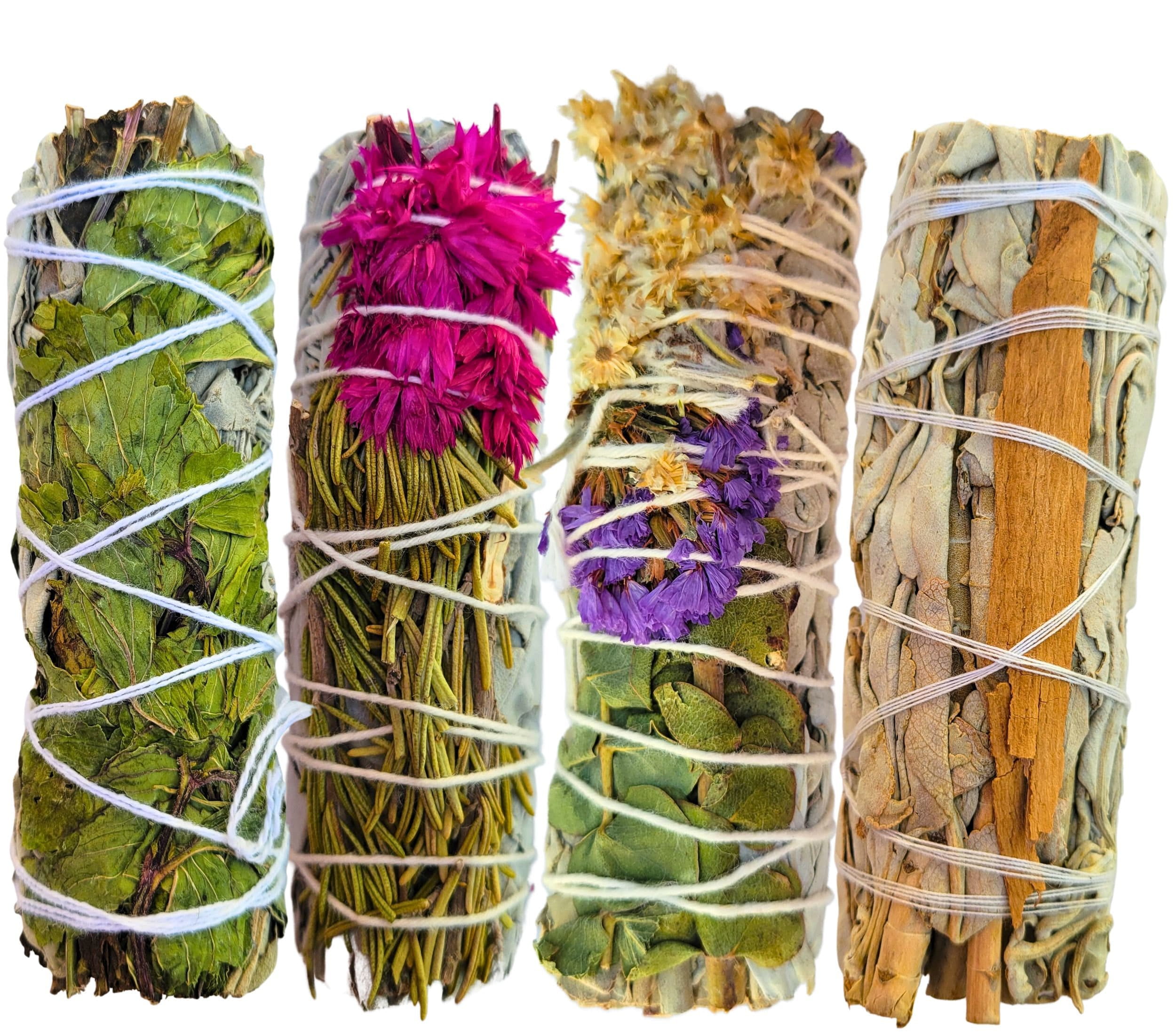 Sage Variety Pack, Sage Smudging Set - White Sage and Blue Sage ...