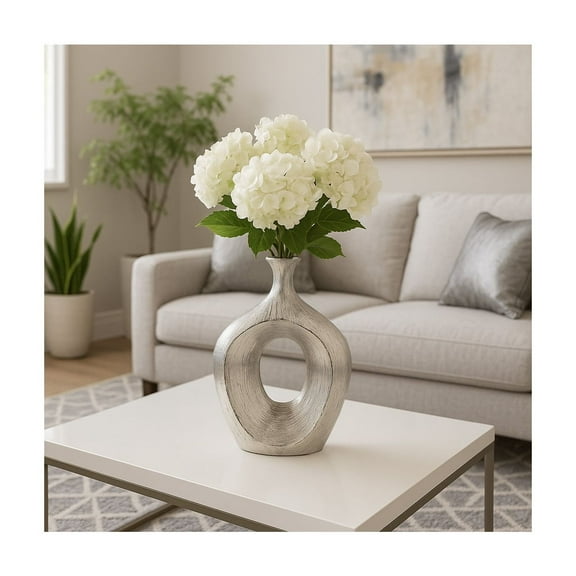 CQCYD Unbreakable Geometric Vase, Modern Home Office Decor Flower Pot ...