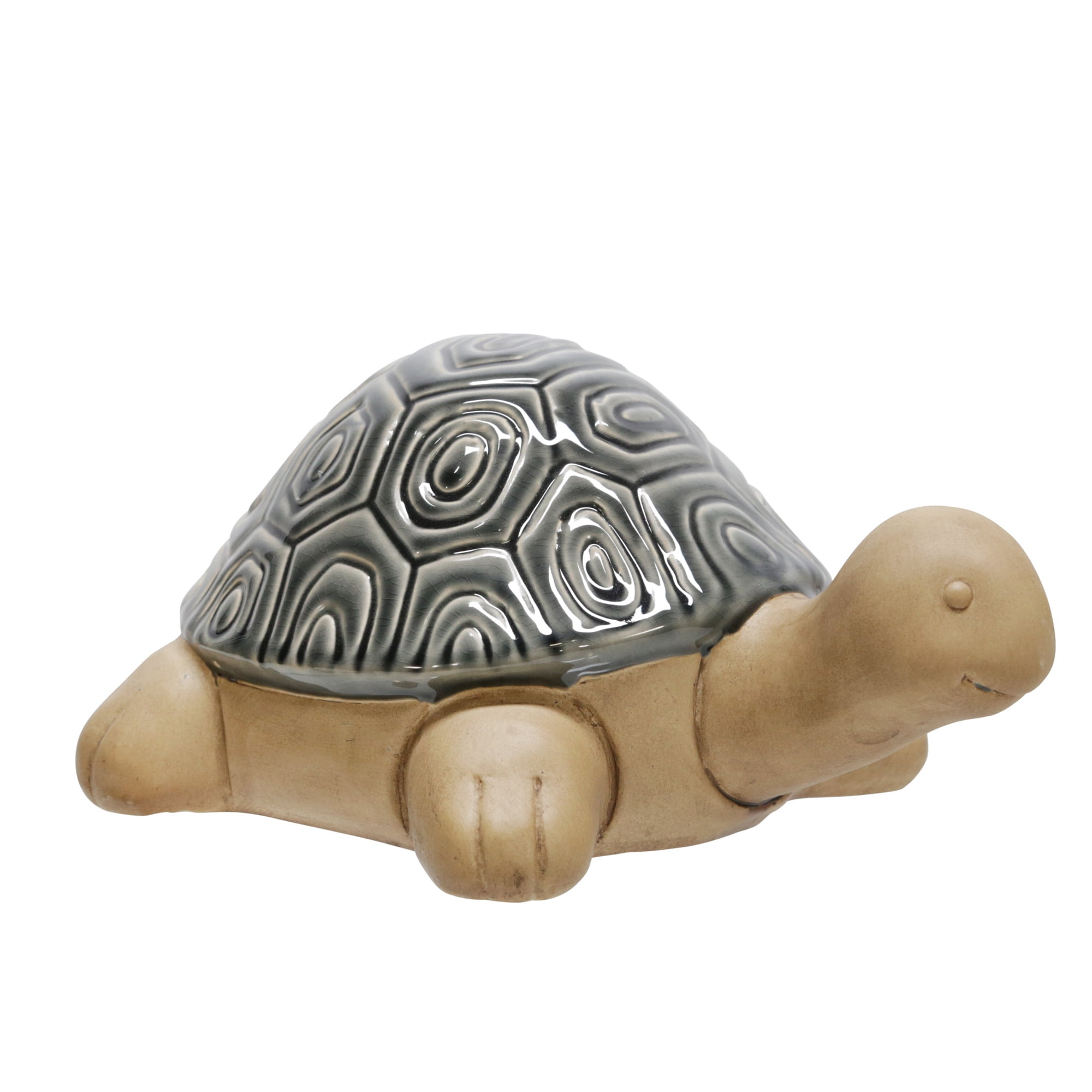 Sagebrook Home 13" Tortoise Decor, Gray - Walmart.com