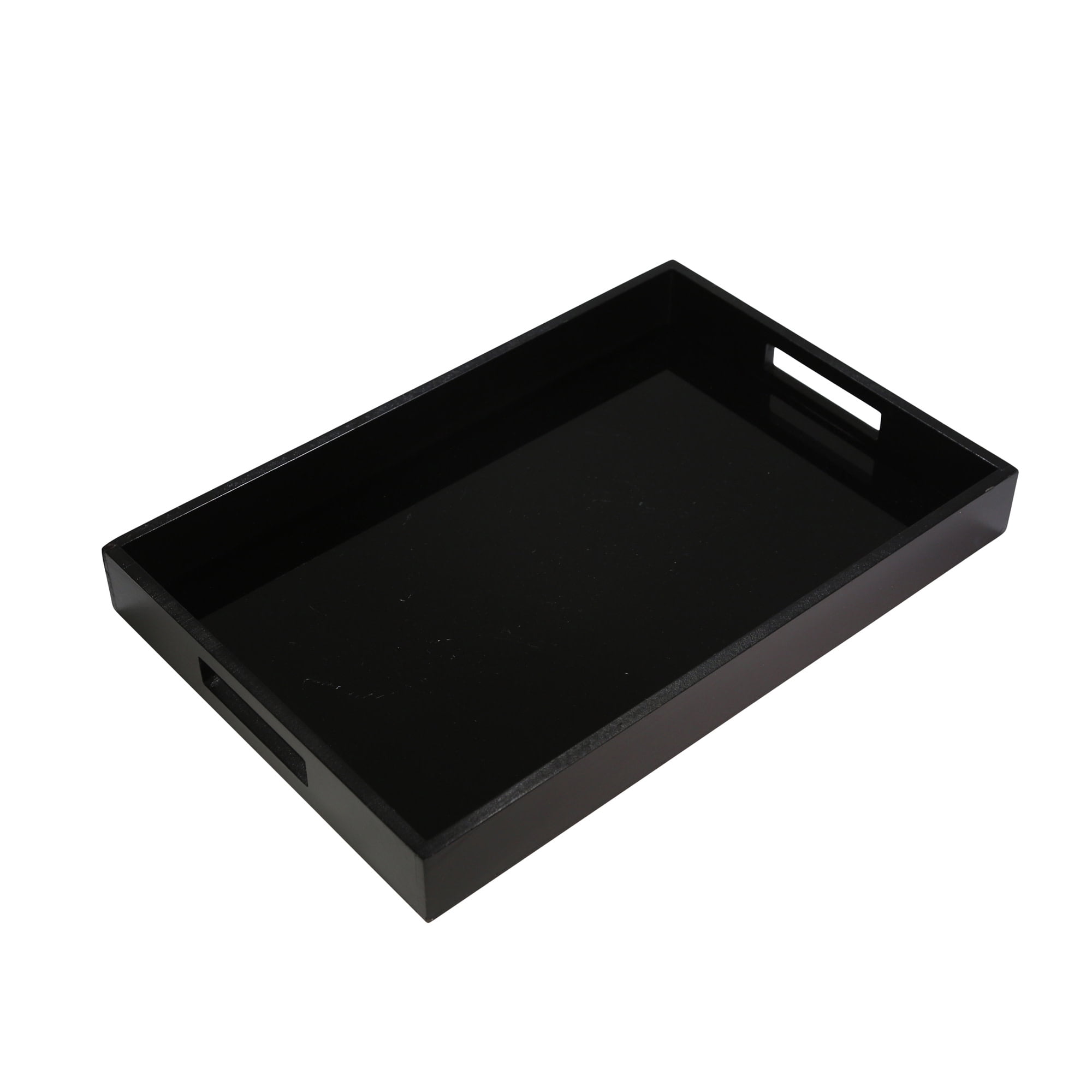 Sagebrook Home 18" Simple Black Serving Tray Contemporary Decorative ...