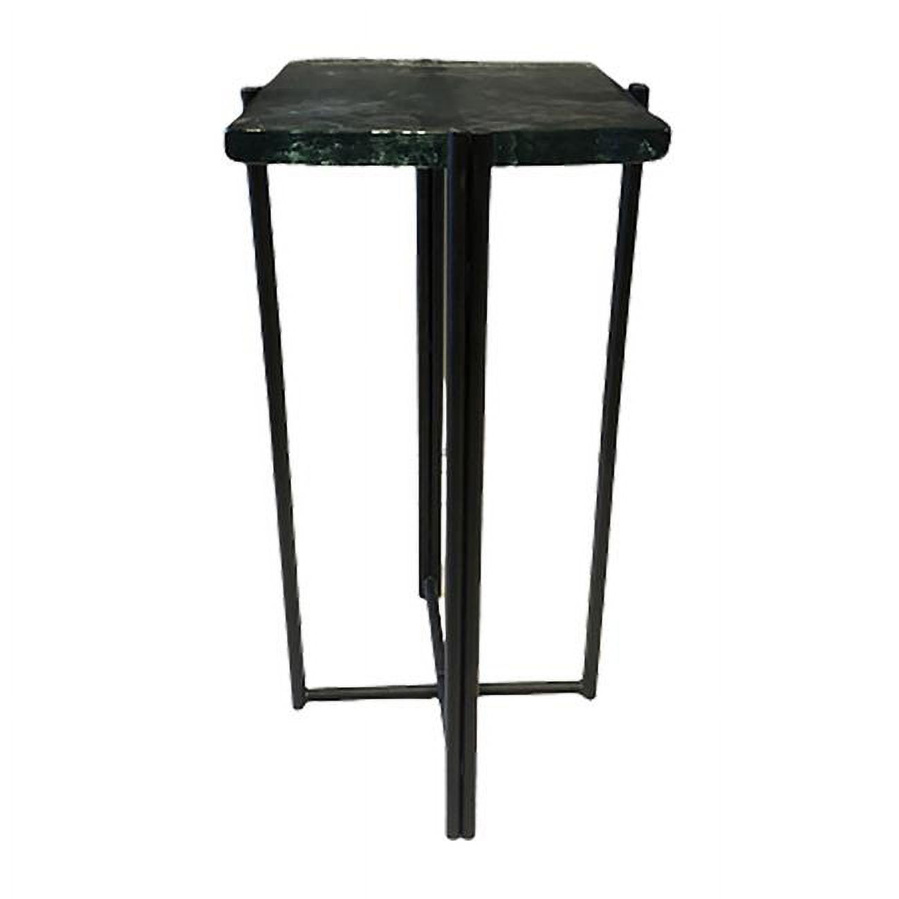 Sagebrook Home 18403 22 in. Iron Thick Top Side Table, Black - Walmart.com
