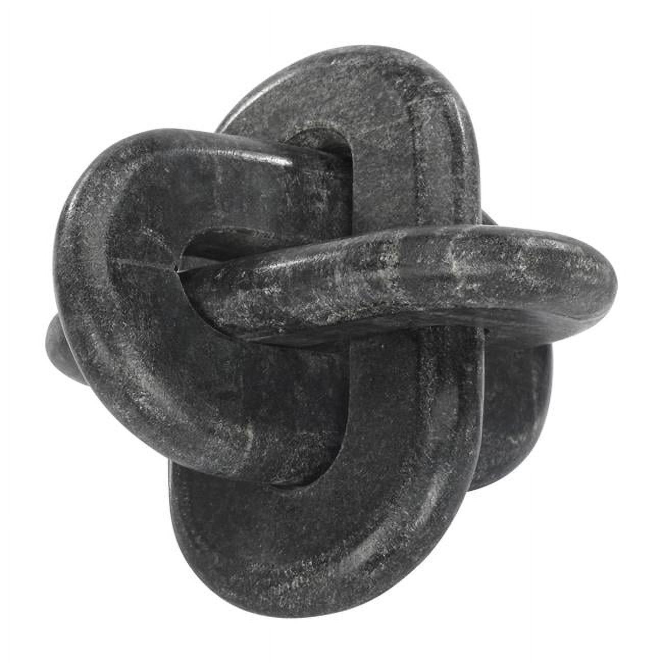 Sagebrook Home 18859-02 6 in. Marble Knot Decor, Grey - Walmart.com