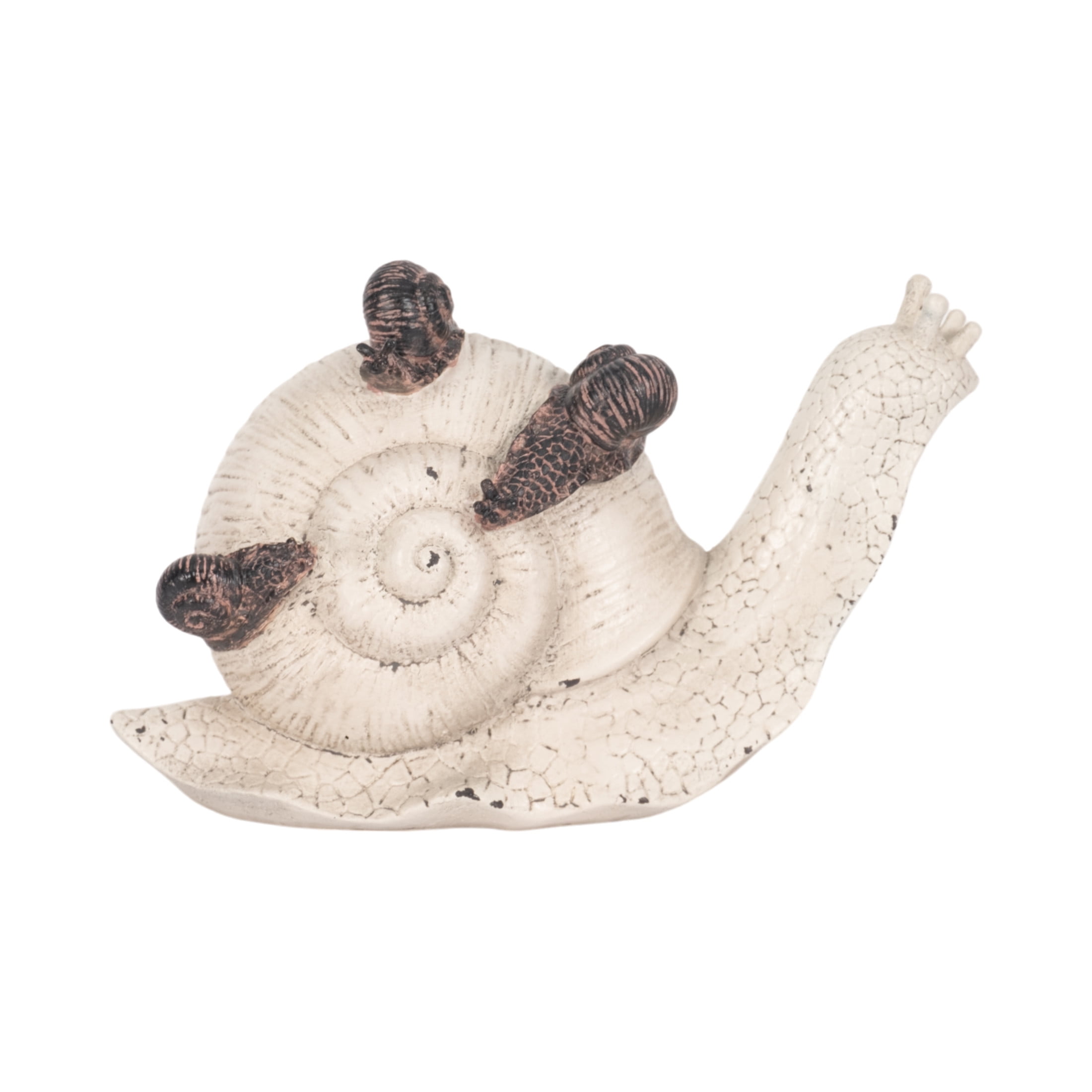 Sagebrook Home 9-Inch Mother and Baby Snails Garden Statuary, Polyresin ...