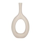 Sagebrook Home Ceramic Cut-Out Decorative Circle Vase - Walmart.com