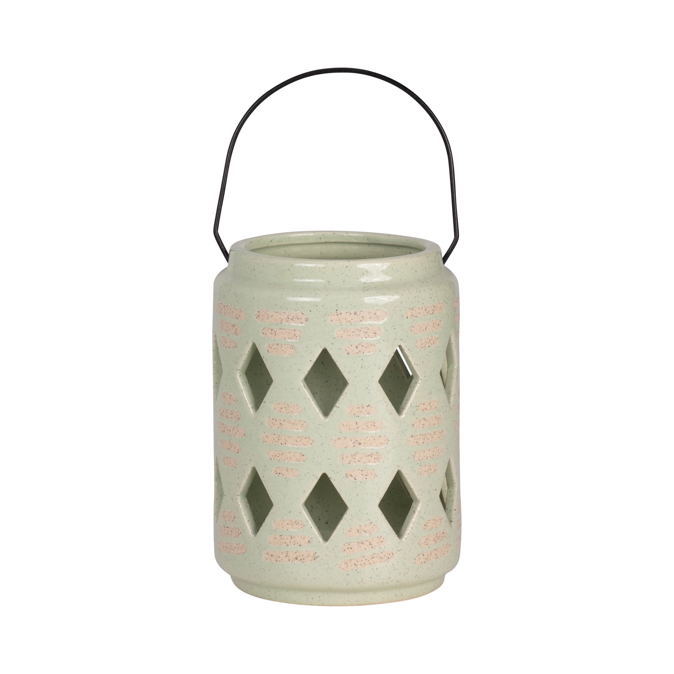 Sagebrook Home Ceramic Lantern - Walmart.com