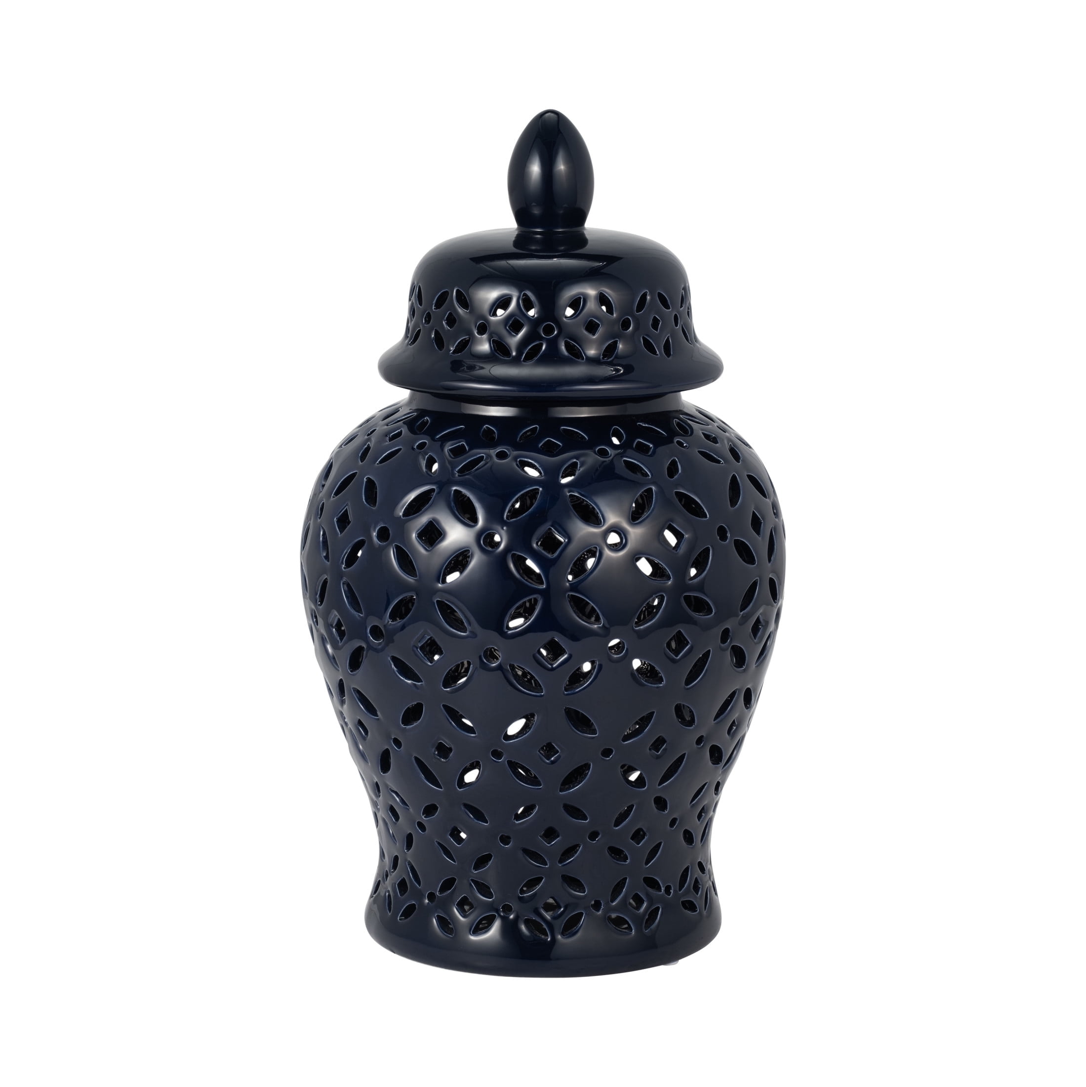 Sagebrook Home Ceramic Temple Jar – Elegant Single Piece for Stylish ...