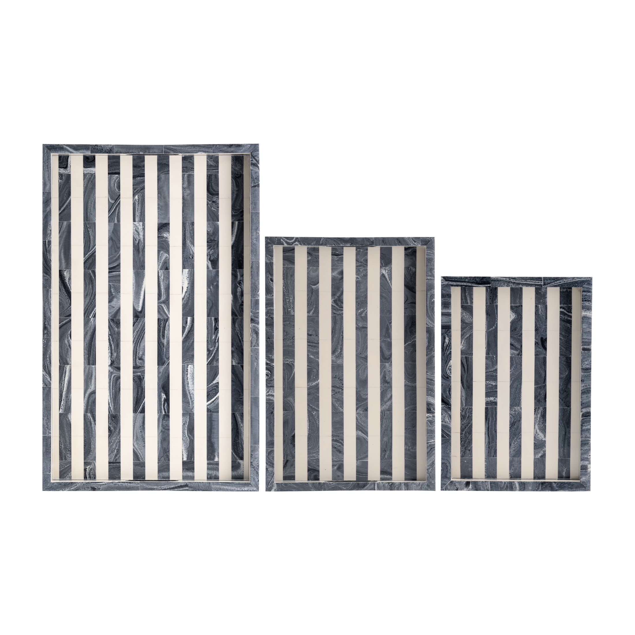 Sagebrook Home Decorative Trays, Set of 3 - Walmart.com