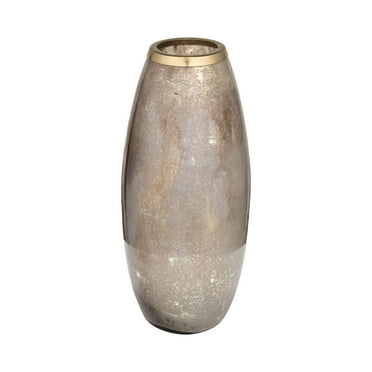 DecorShore, 20" Andalusian Sparkling Metal Floor Vase with Moorish ...
