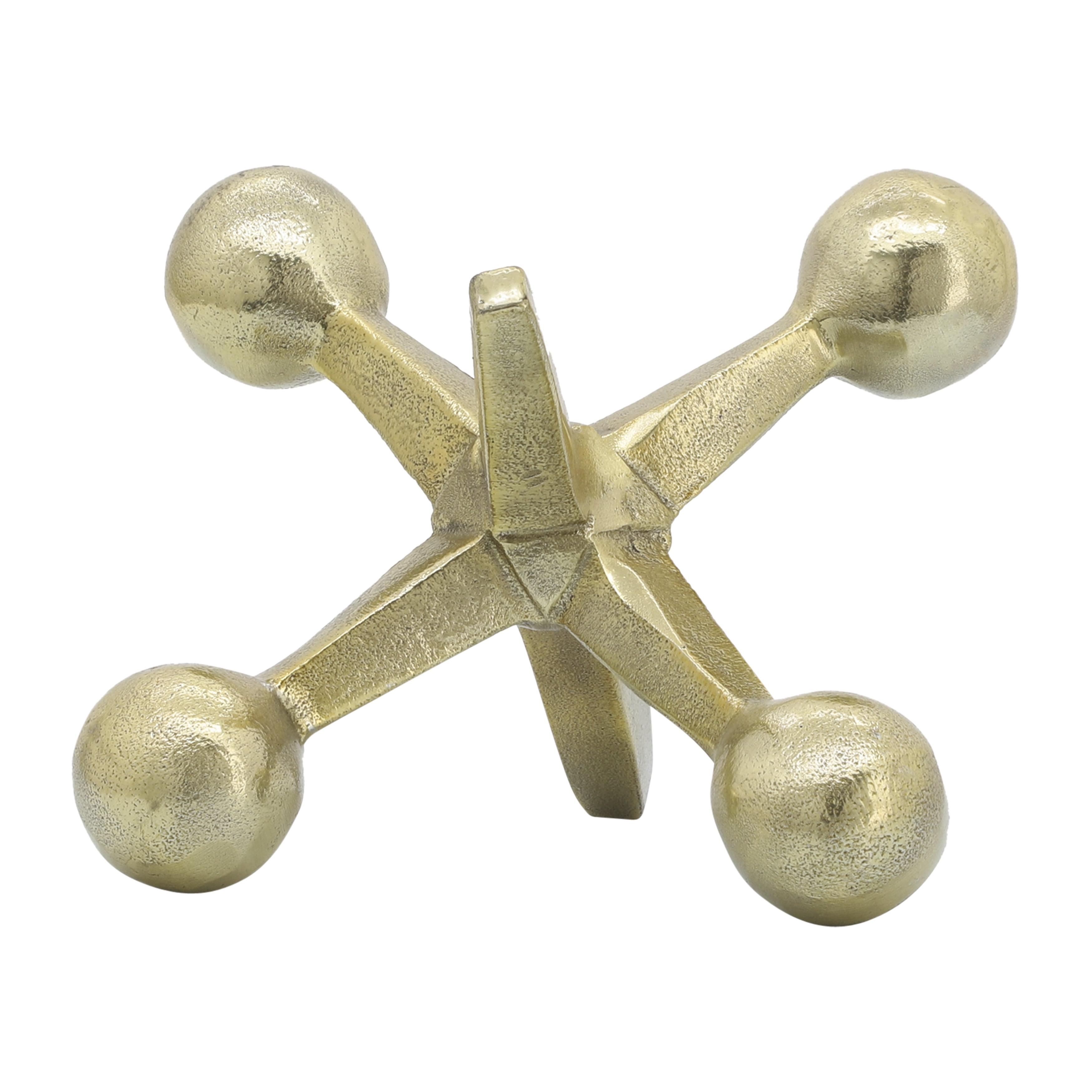 Sagebrook Home 5" Gold Metal Jacks Decor, Glam Aluminum, Decorative ...