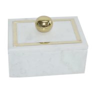 Keely Marble Lidded Box - Walmart.com