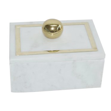 Keely Marble Lidded Box - Walmart.com