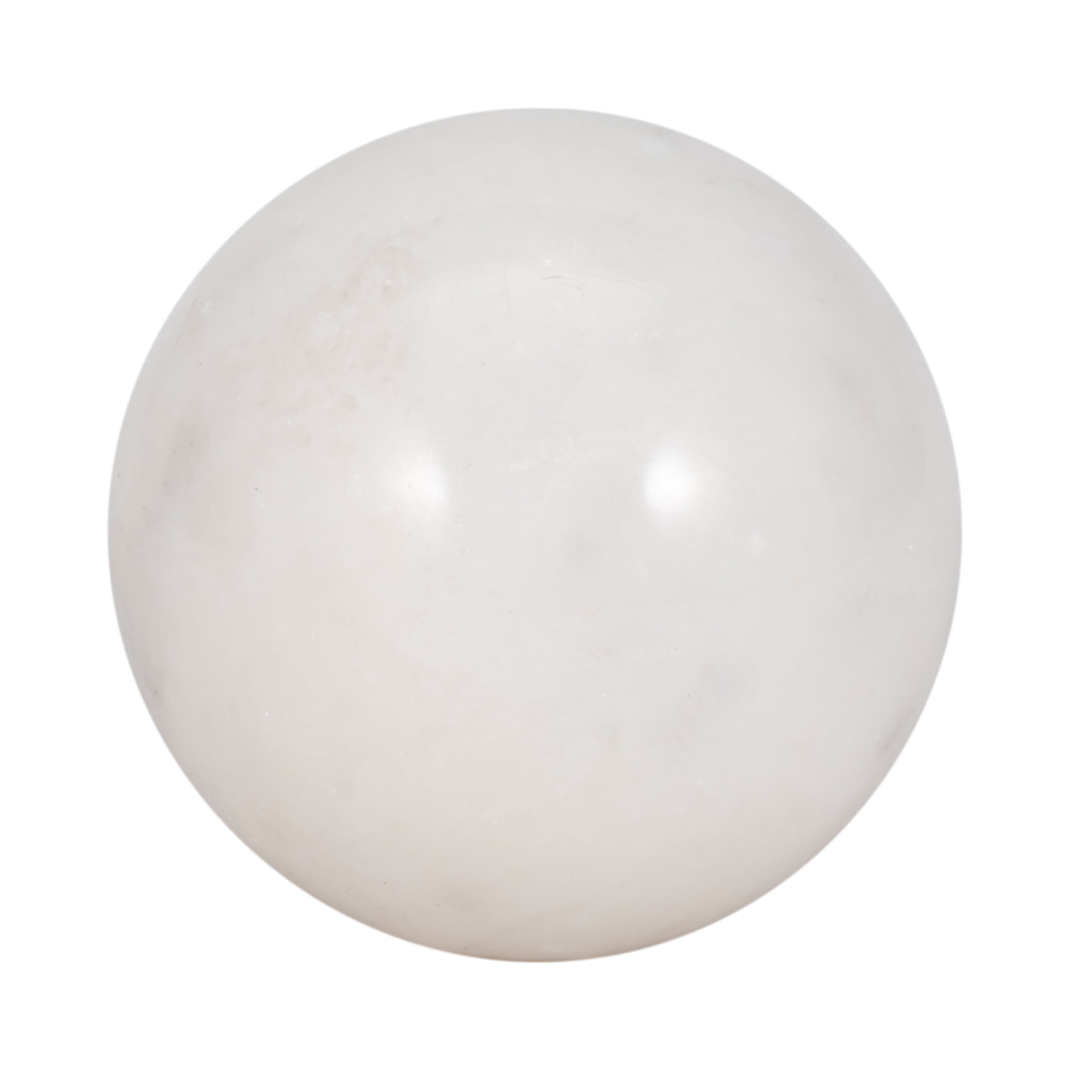 Sagebrook Home Marble White 8" Orb - 4" x 4" x 4" - Walmart.com