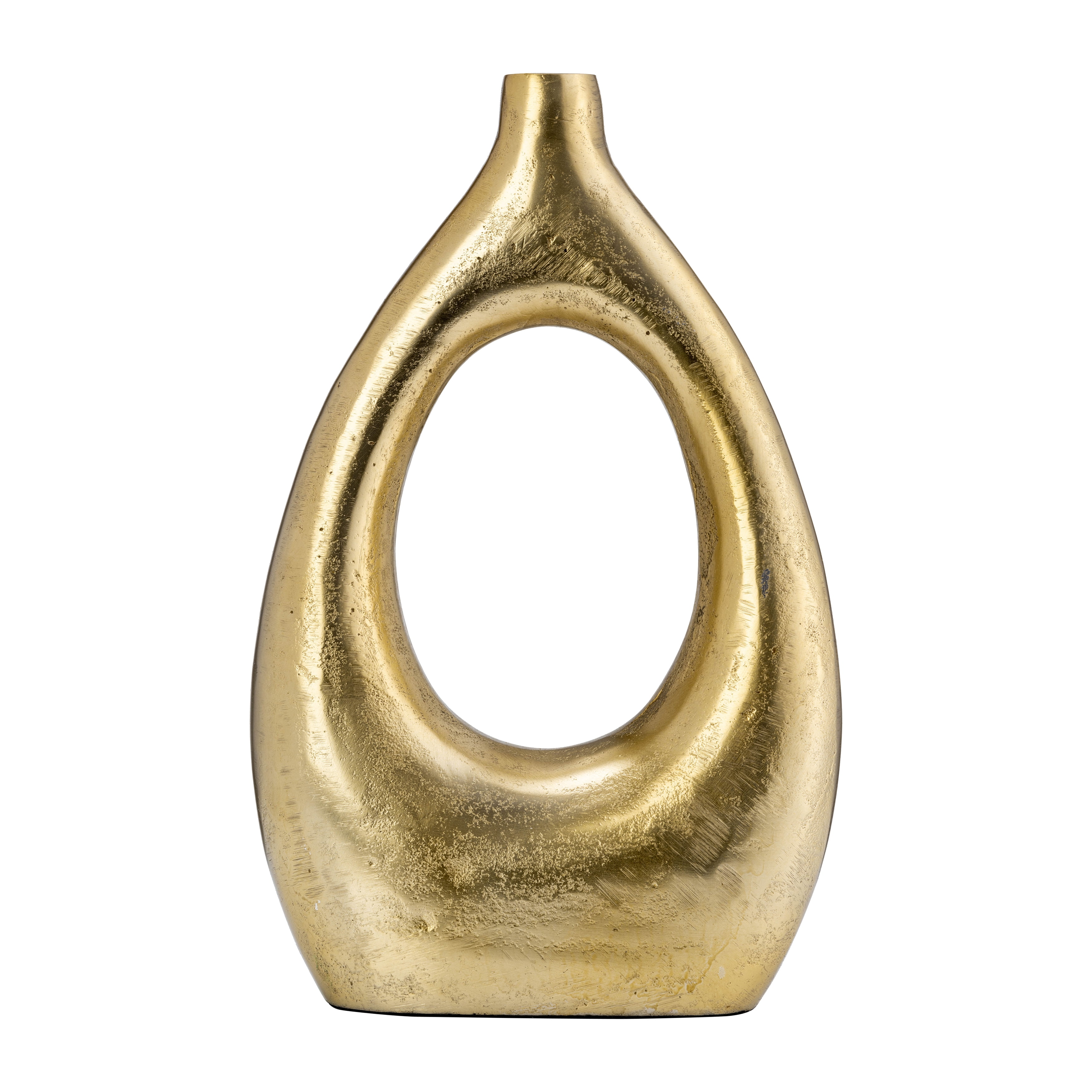 Sagebrook Home Metal 14" Open Cut Vase, Gold - Walmart.com