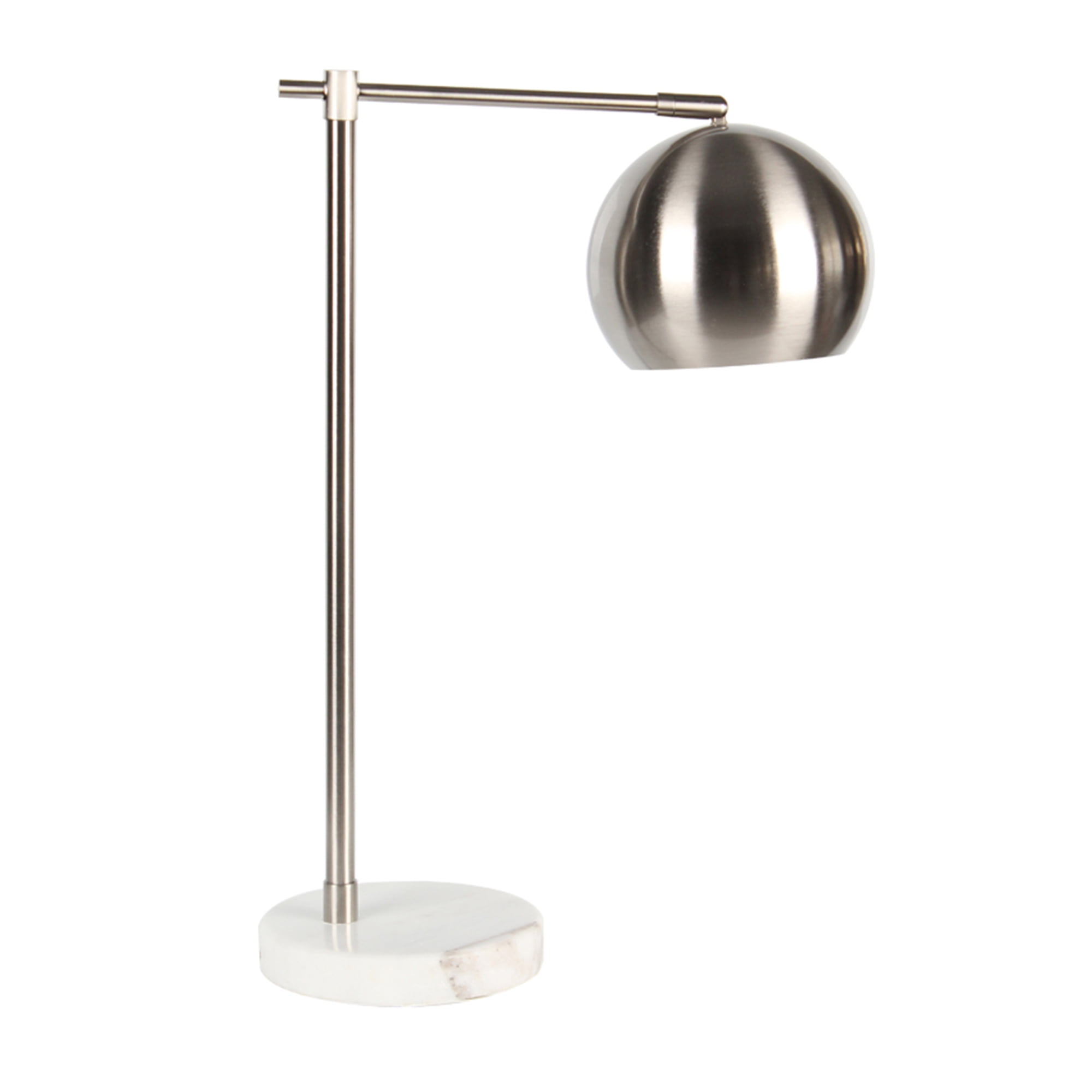Sagebrook Home Metal 22" Round Task Table Lamp, Silver - Walmart.com