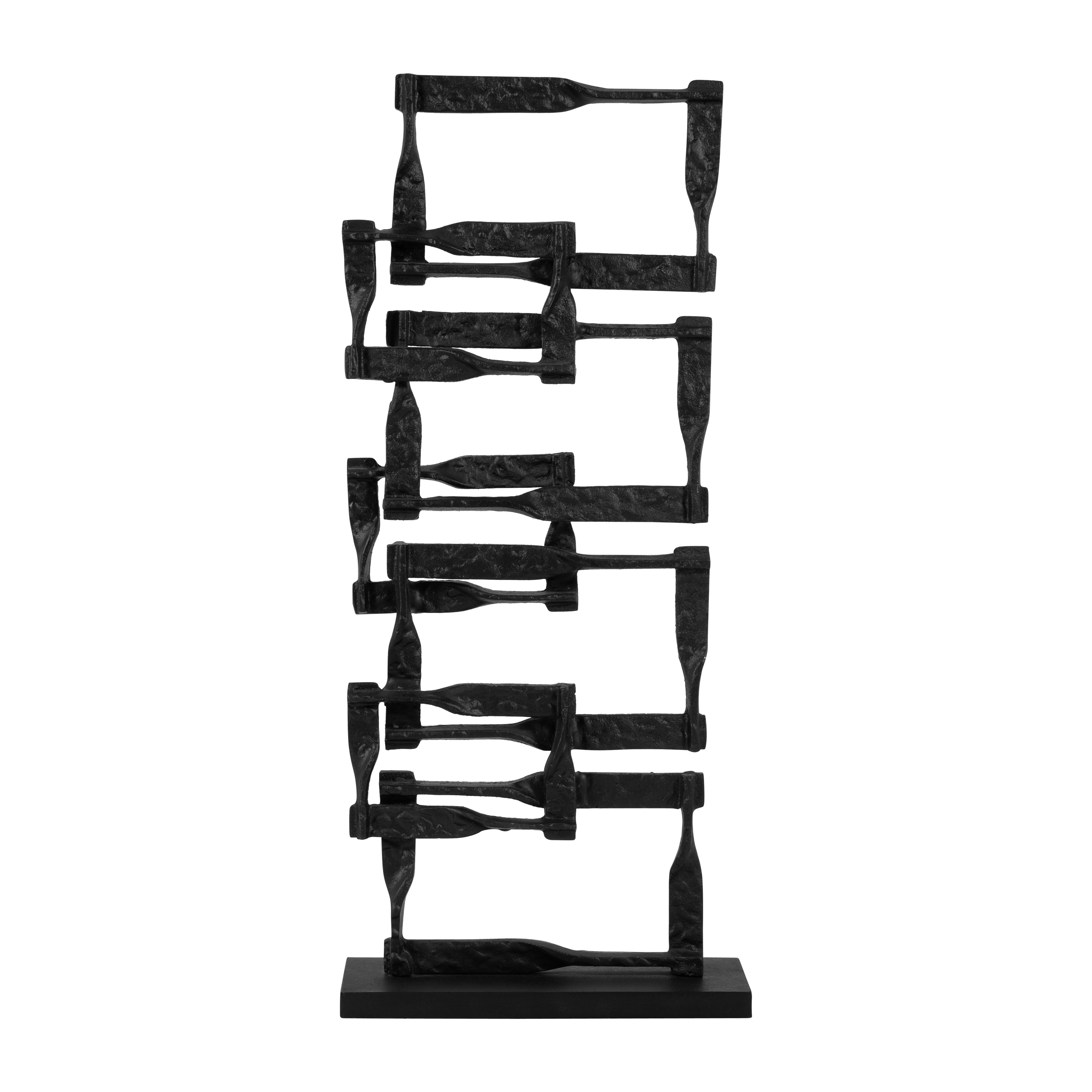 Sagebrook Home Metal, 23"h Stacking Squares, Black - Walmart.com