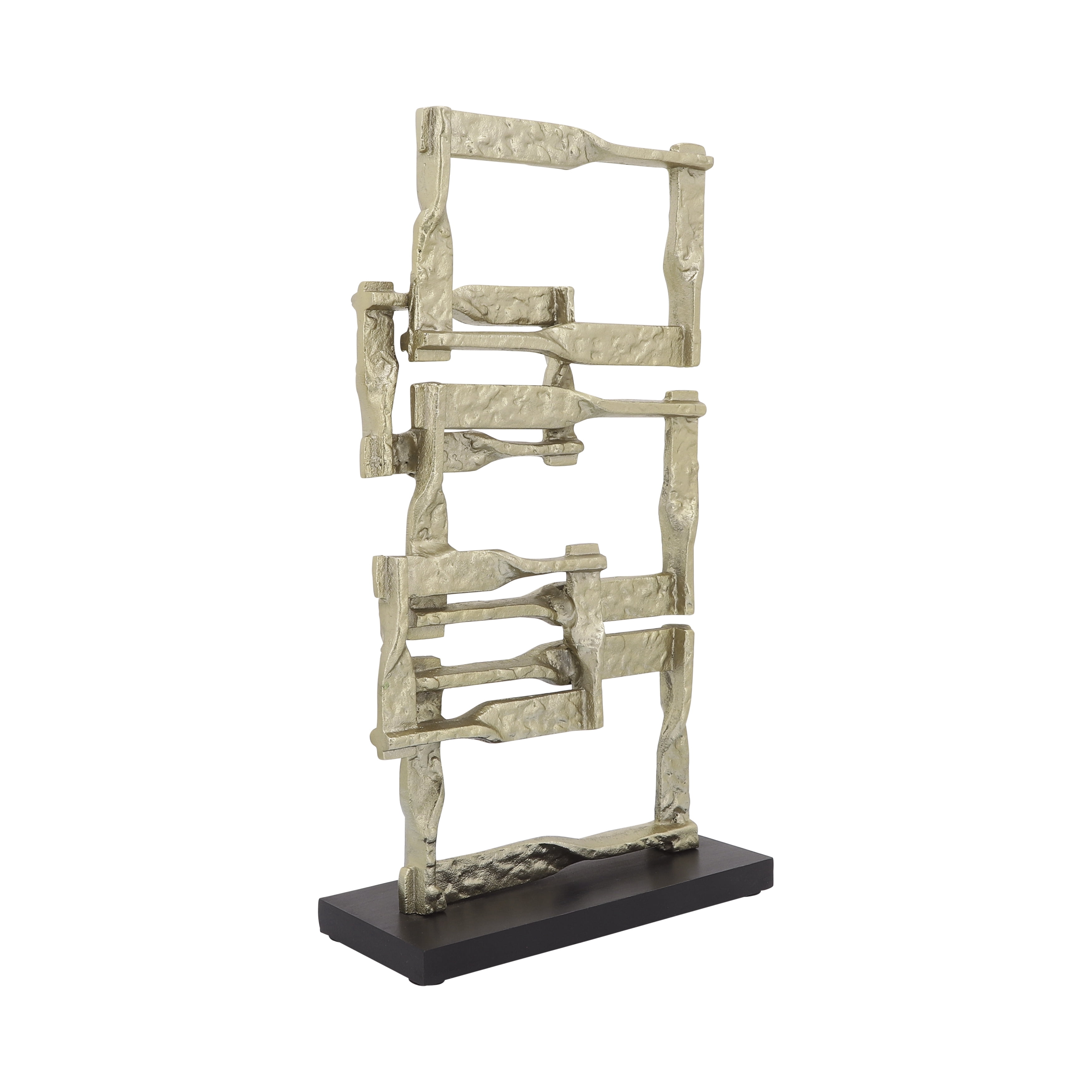 Sagebrook Home Metal, 23"h Stacking Squares, Gold - Walmart.com