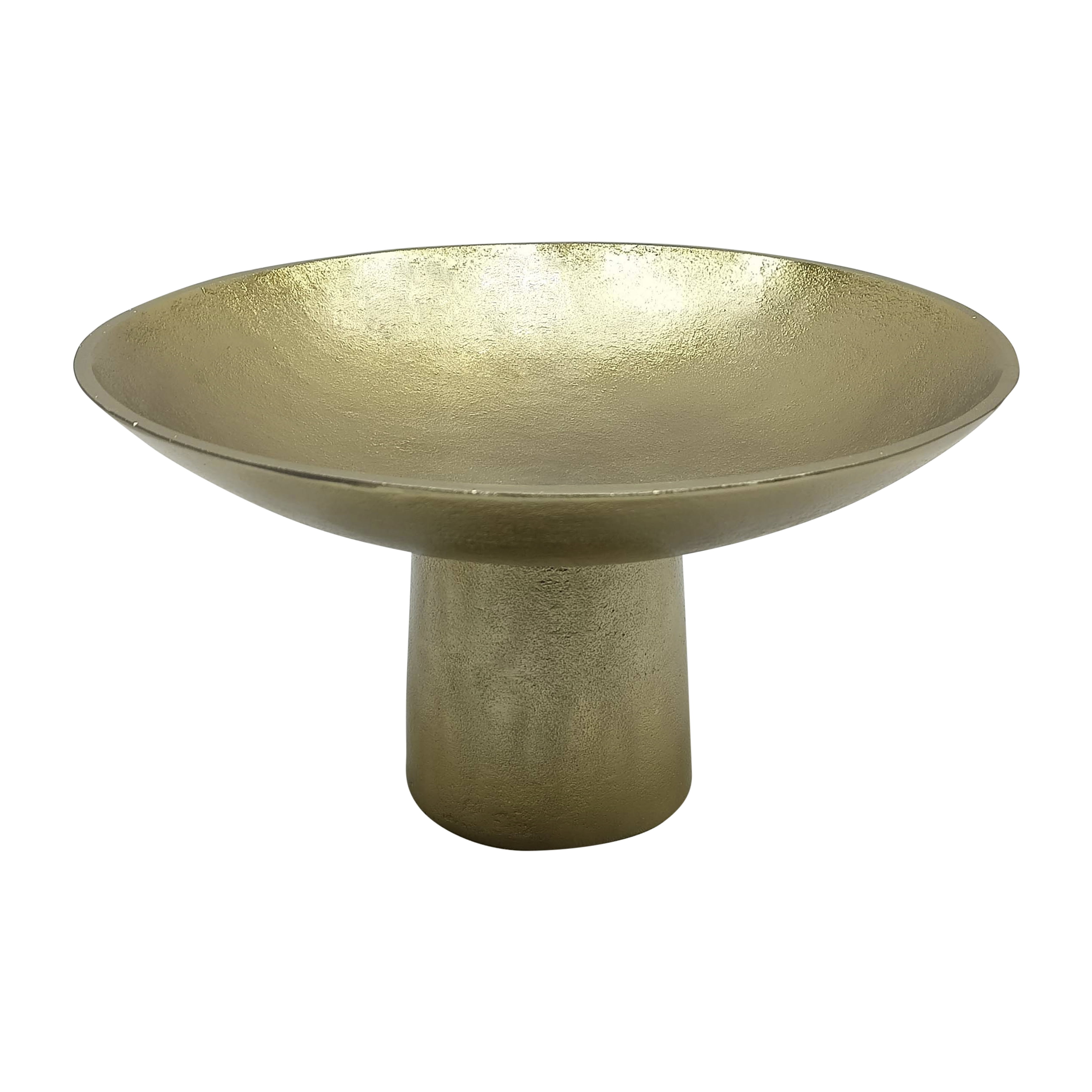 Sagebrook Home Metal, 7" Bowl with Stand, Gold - Walmart.com