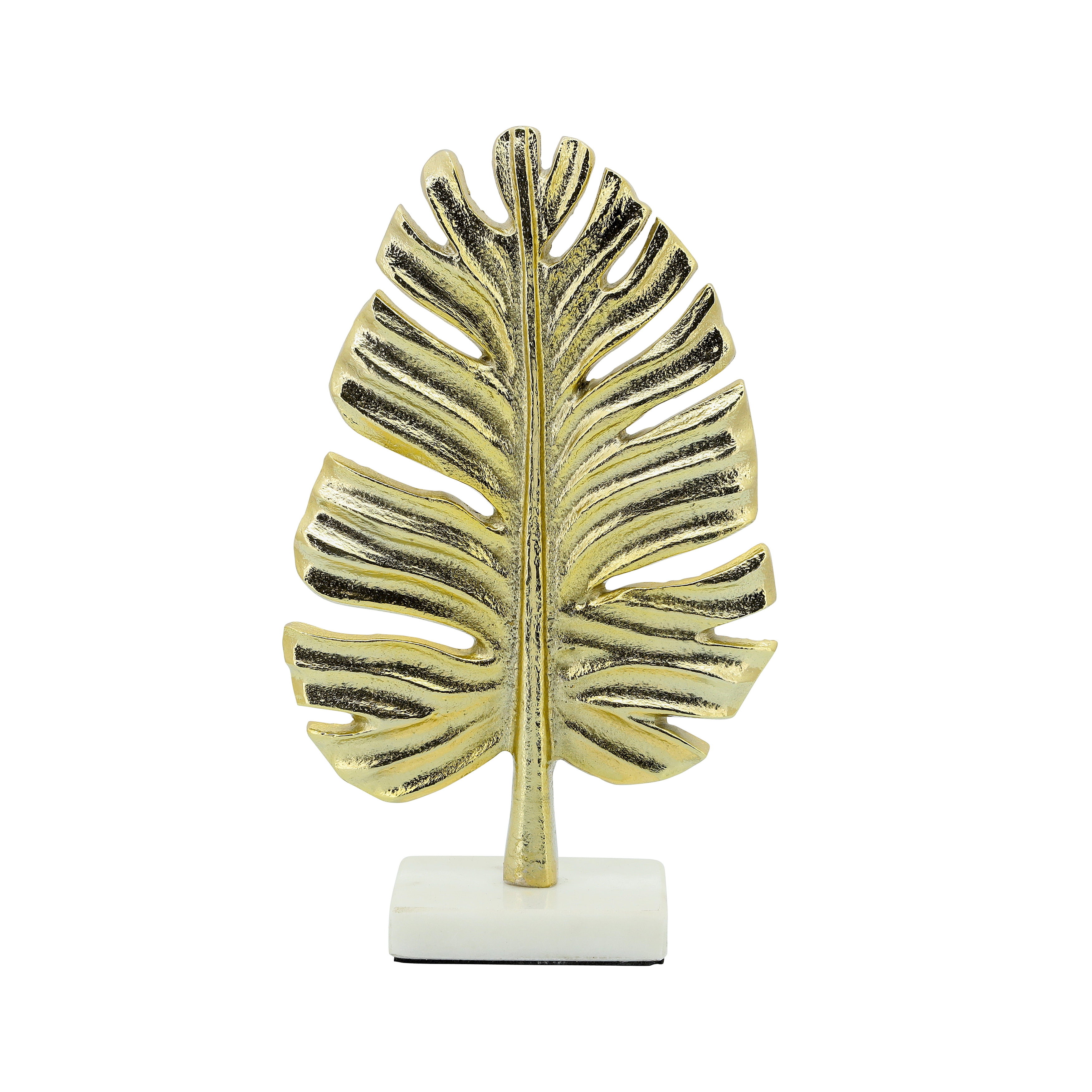 Sagebrook Home Metal 9" Palm Leaf Table Decor, Gold - Walmart.com