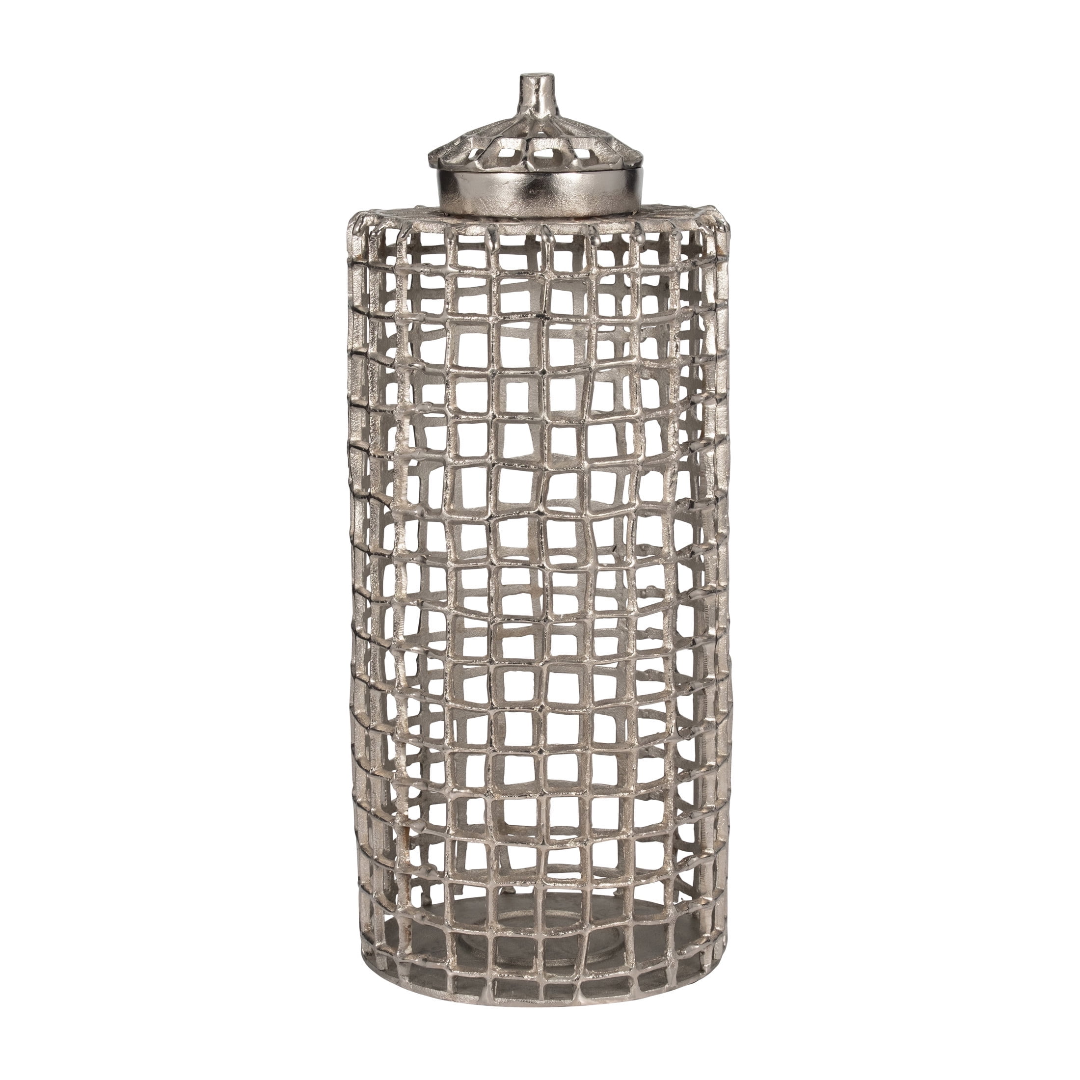 Sagebrook Home Metal Cylinder Lidded Jar - Walmart.com