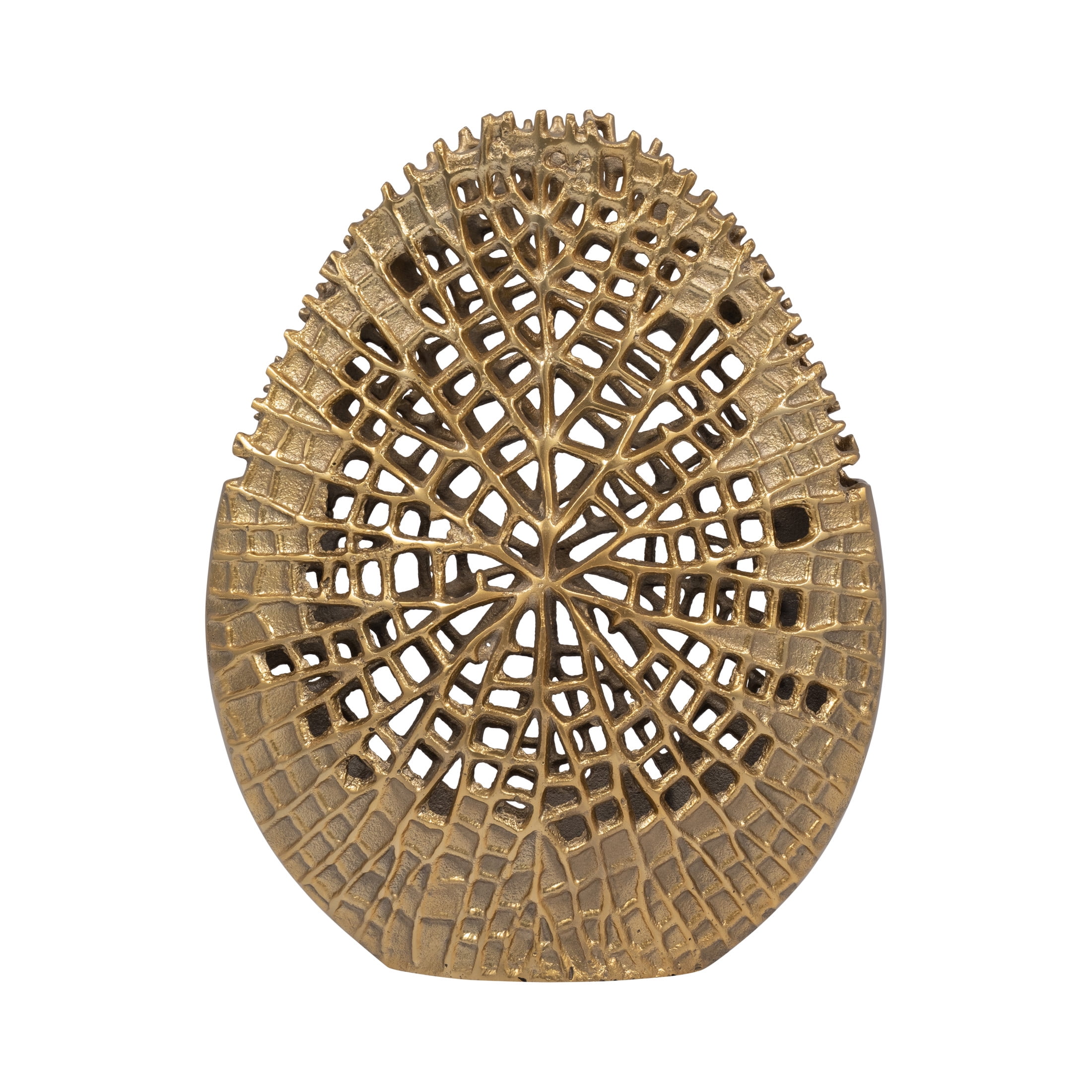 Sagebrook Home Modern Glam Metal Round Cut-Out Contemporary Vase ...