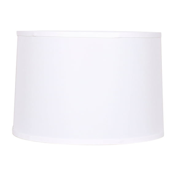 Sagebrook Home Polylinen, 15X16X11" Lamp Shade, White , Round, 11"H ...