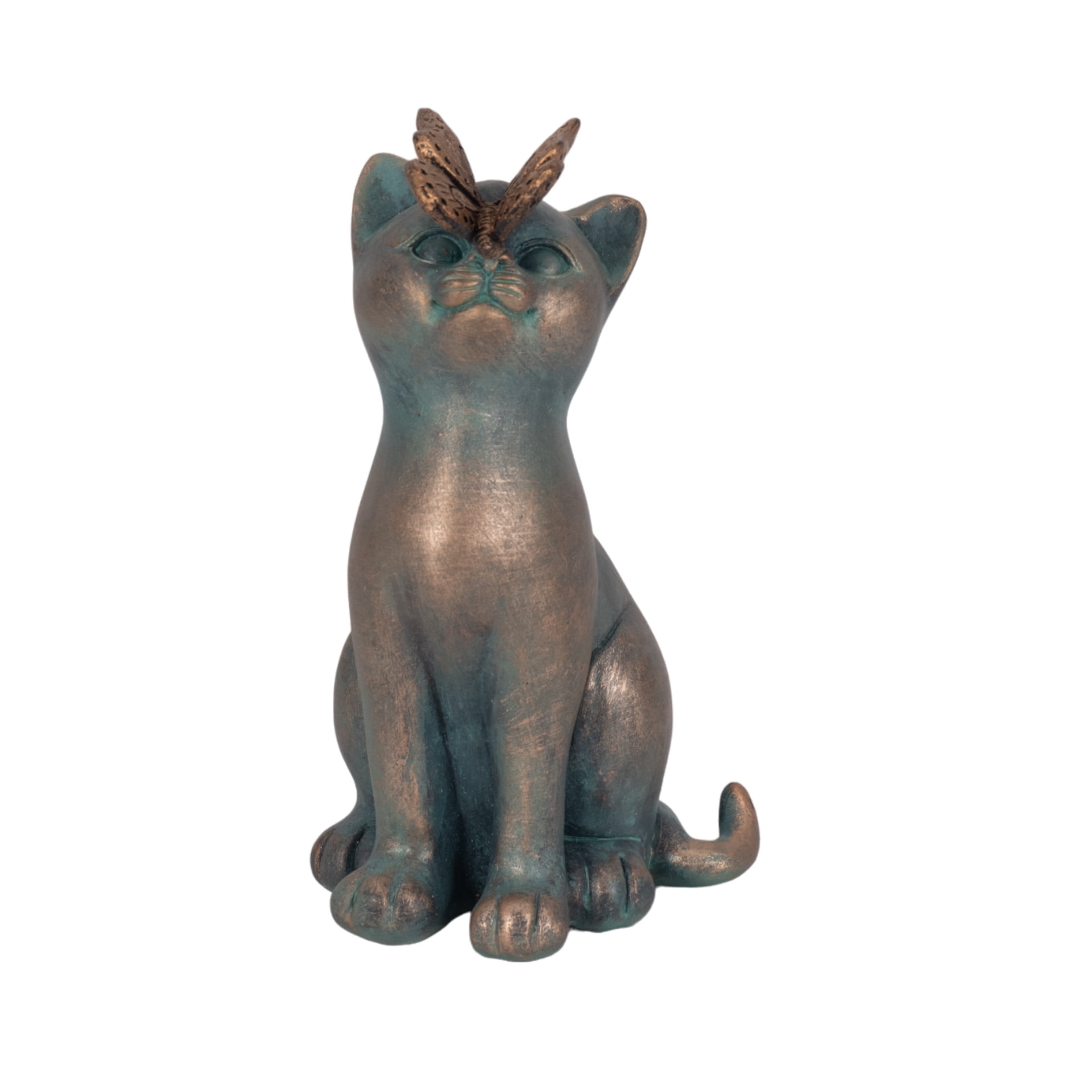 Sagebrook Home Whimsical Cat Garden Statue – Enchanting Polyresin Decor ...