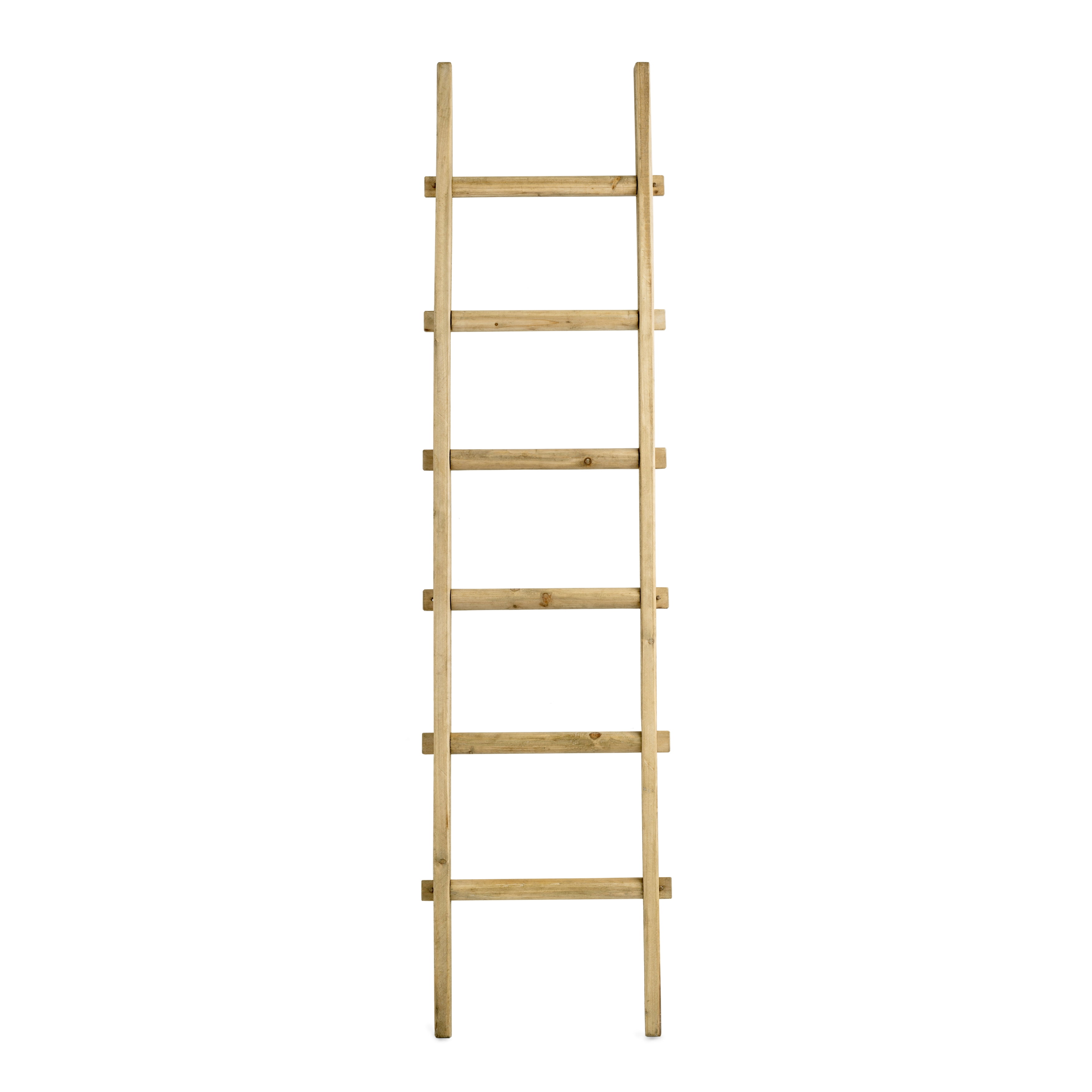 Sagebrook Home Wooden Decorative 76" Ladder, Brown - Walmart.com