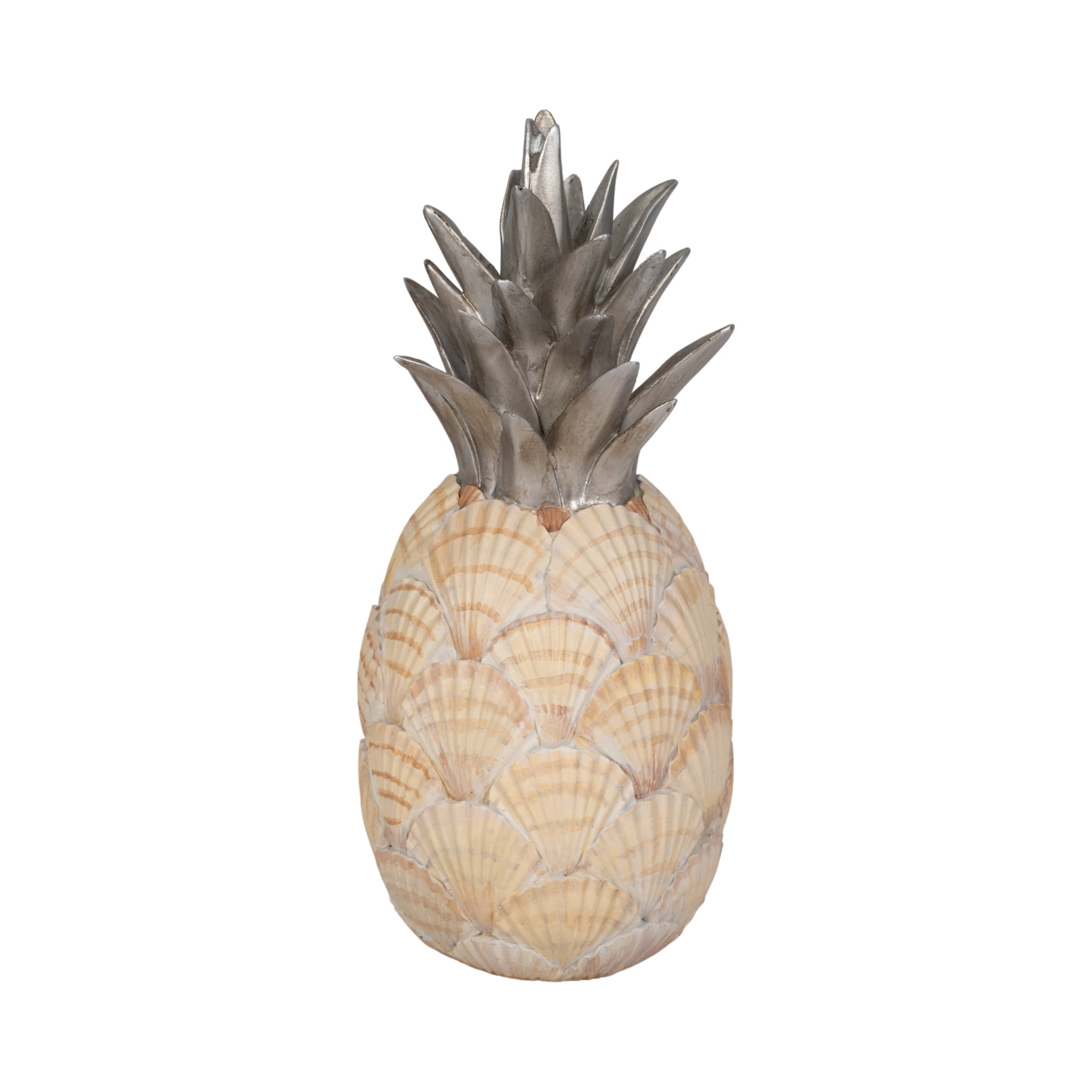 Sagebrook Home's Unique 12" Seashell Pineapple Decorative Object ...