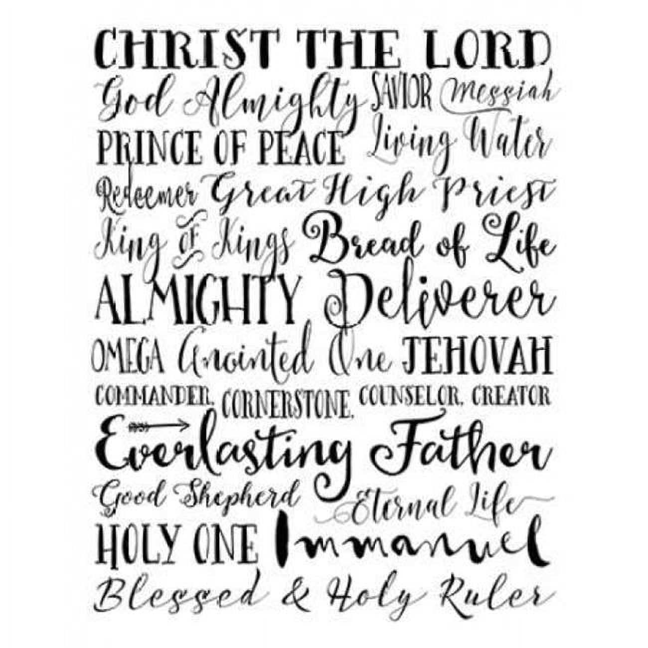 Sagebrush Fine Art PDXTA1326LARGE Names of God Poster Print by Tara ...