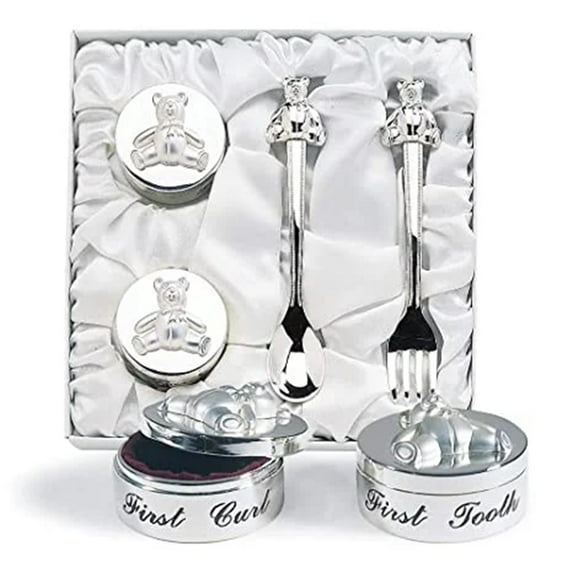 Sagefinds Baby’s First Curl Silver First Tooth Keepsake Collection ...
