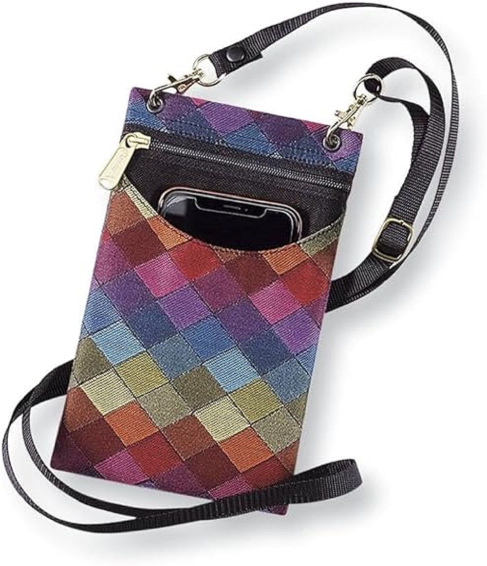 Sagefinds Mini Crossbody Bag - Open Front Pocket and a Zip Pocket ...