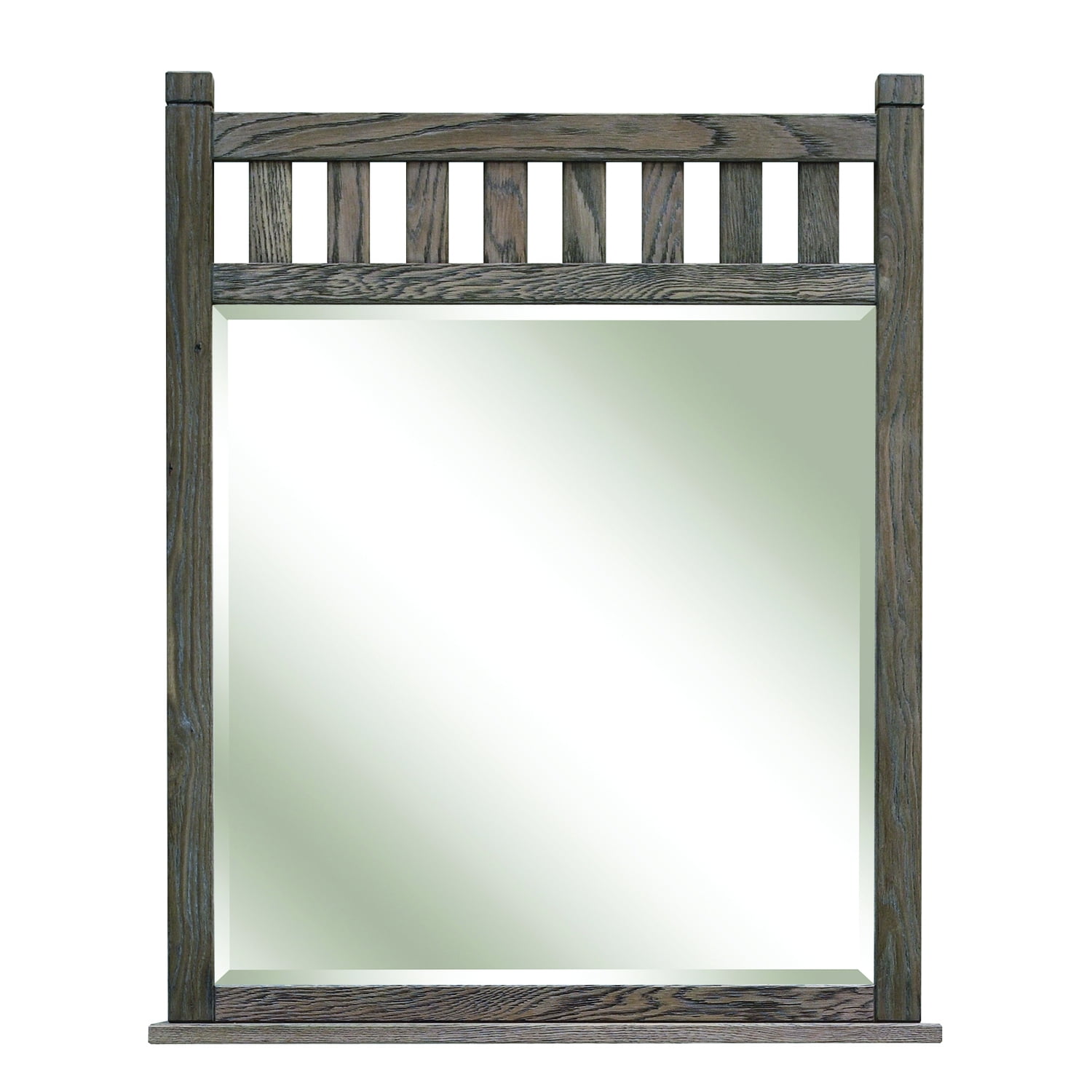 Sagehill Blake 30" X 38" Framed Mirror, Neutral Taupe Toned Finish ...