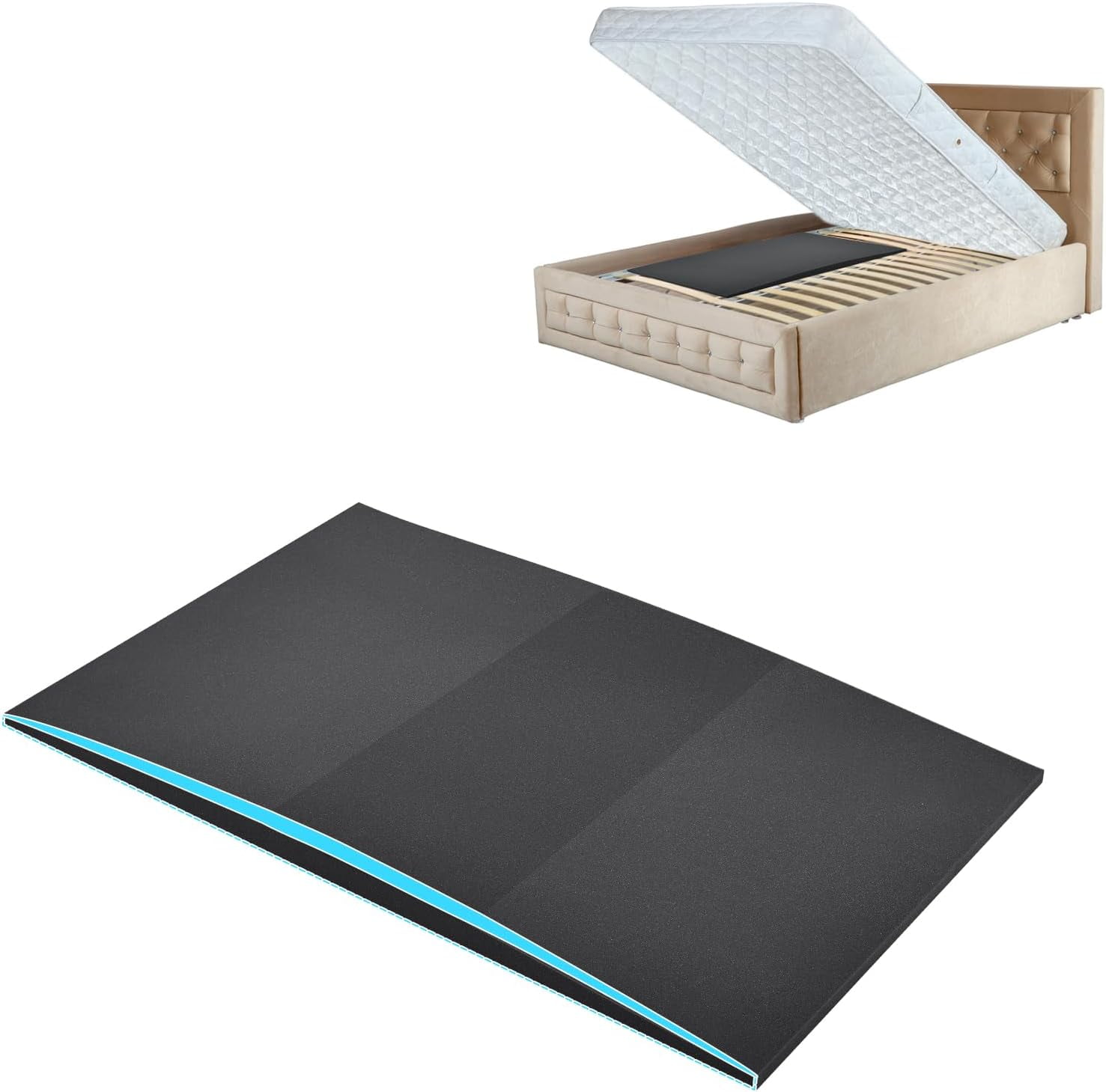 Sagging Mattress Support Fix Sinking Beds High Density Foam Insert Pad ...