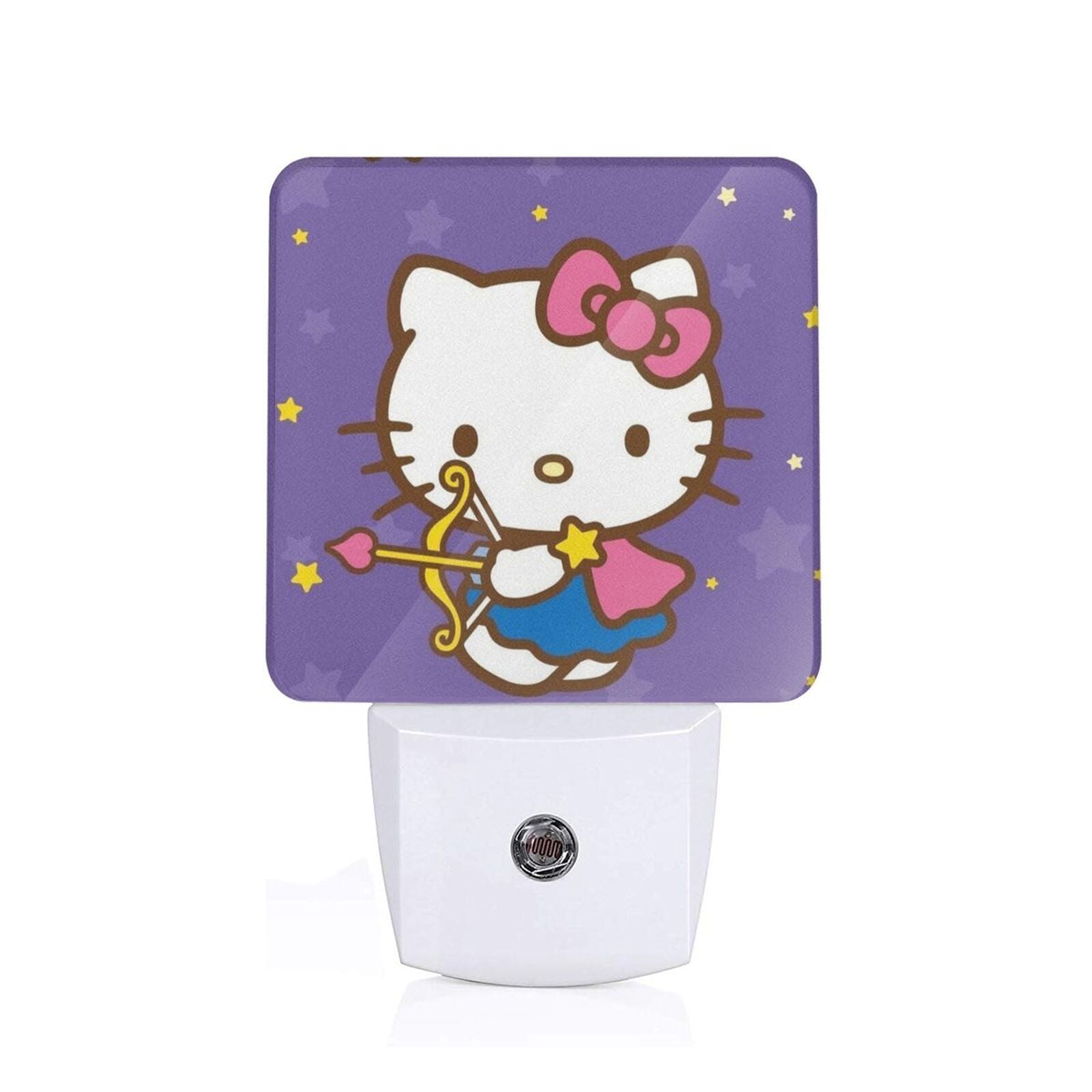 Sagitario Hello-Kitty Plug-in LED Night Light Lamp with Dusk to Dawn ...