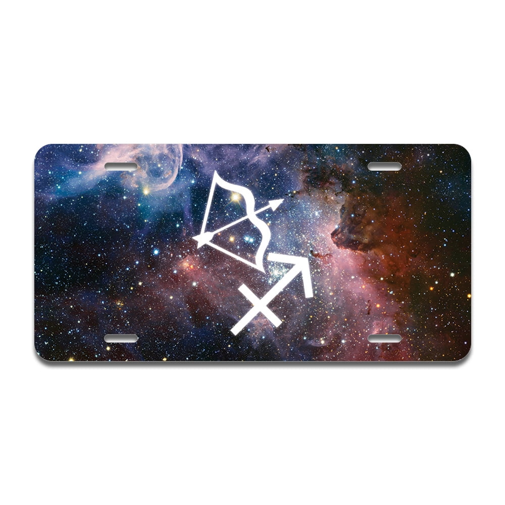 Sagittarius Aluminum License Plate| License Plate 12" X 6" Fits Any Car ...