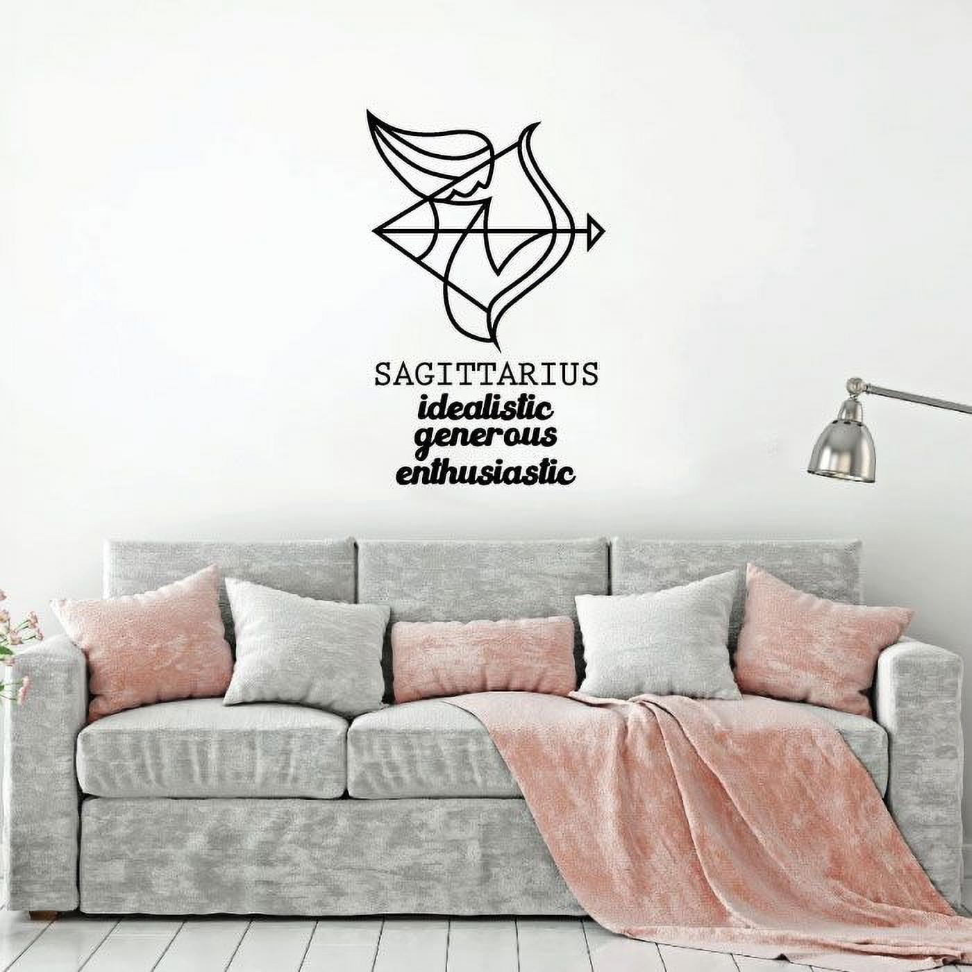 Sagittarius Archer Silhouette Fire Sign Symbol Idealistic Generous ...